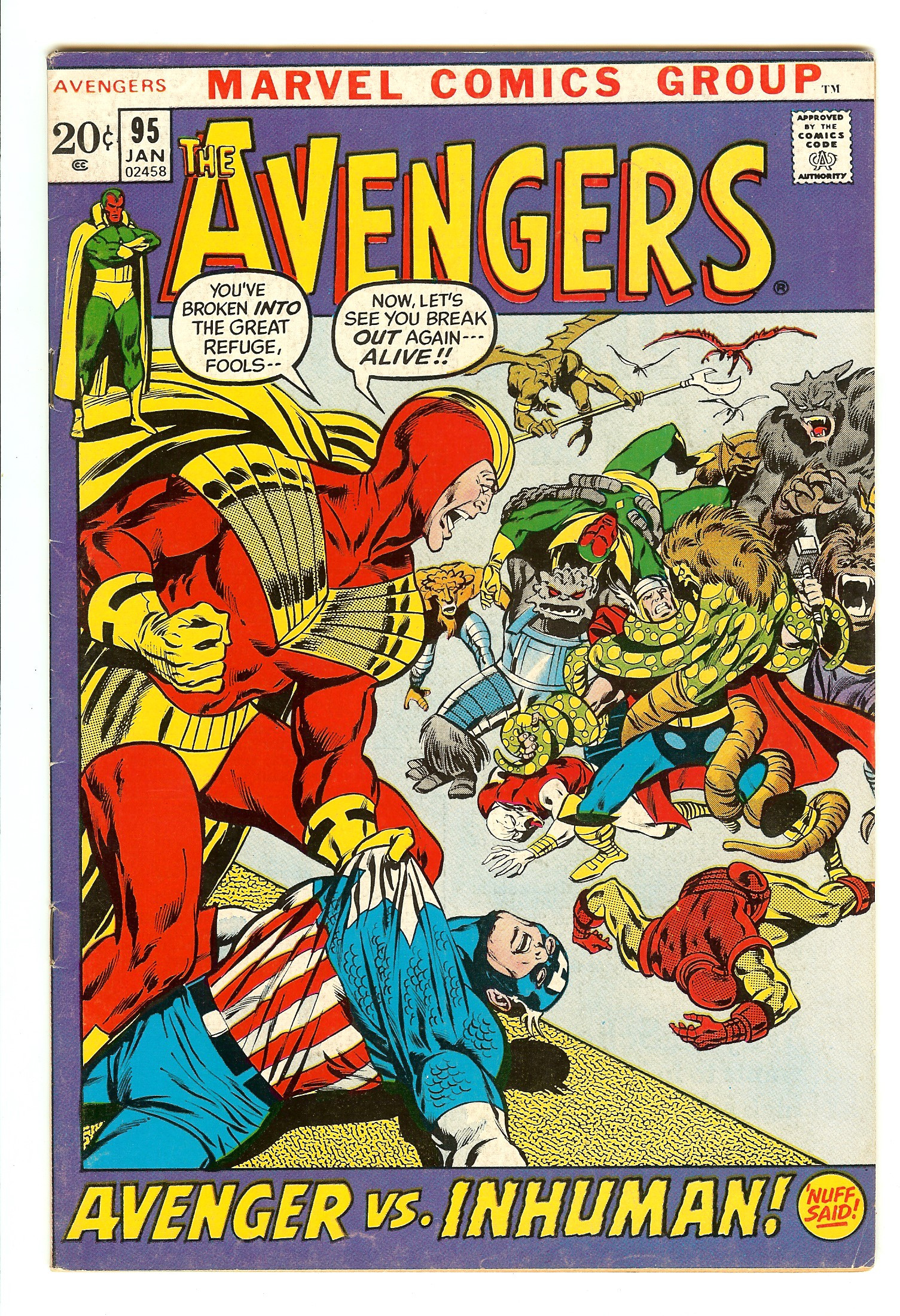 AVENGERS #95 6.5 | Reece's Rare Comics