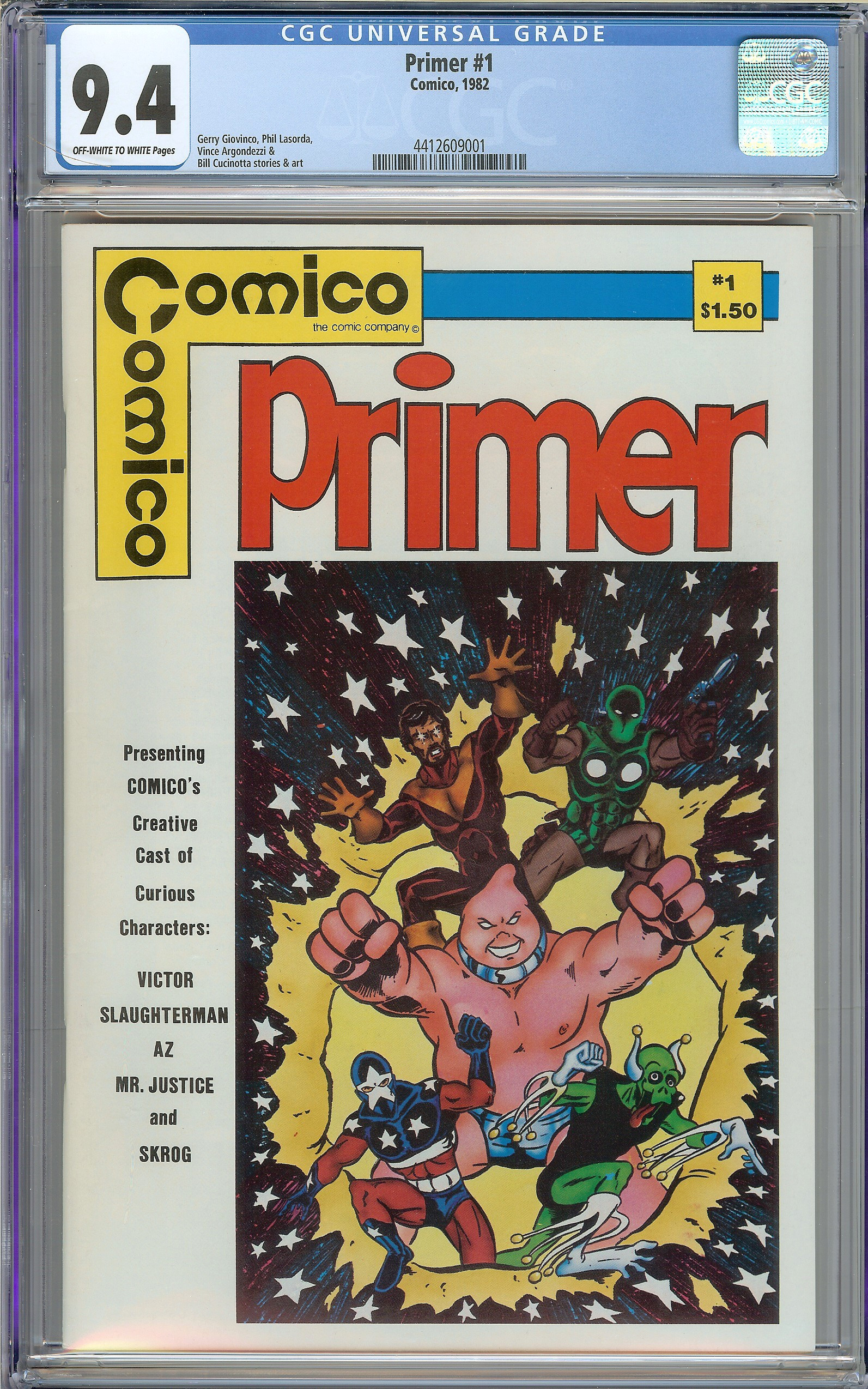 PRIMER #1 CGC 9.4 OW/WH PAGES | Reece's Rare Comics