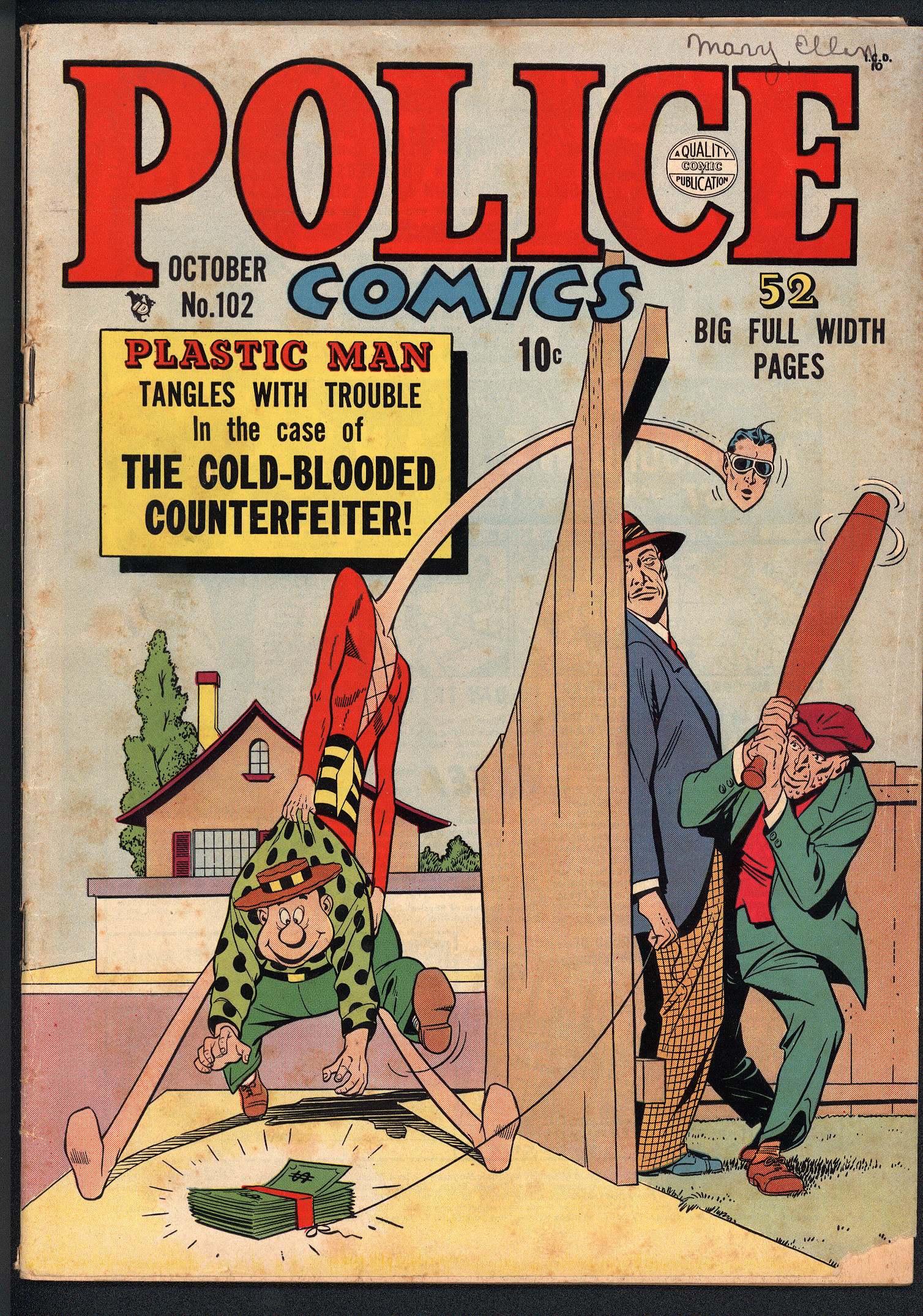 POLICE COMICS #102 3.5 | Reece's Rare Comics