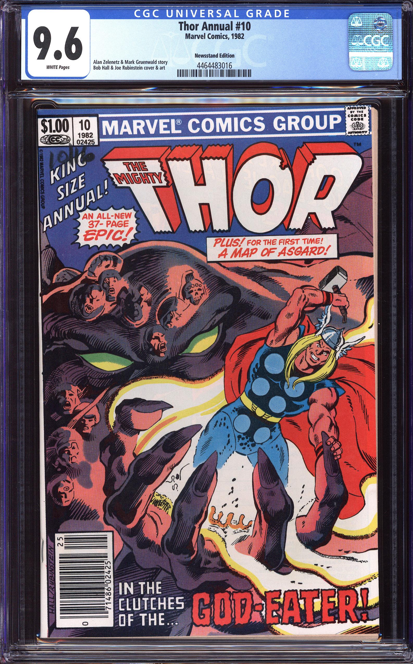 THOR ANNUAL #10 CGC 9.6 WHITE PAGES | Reece's Rare Comics