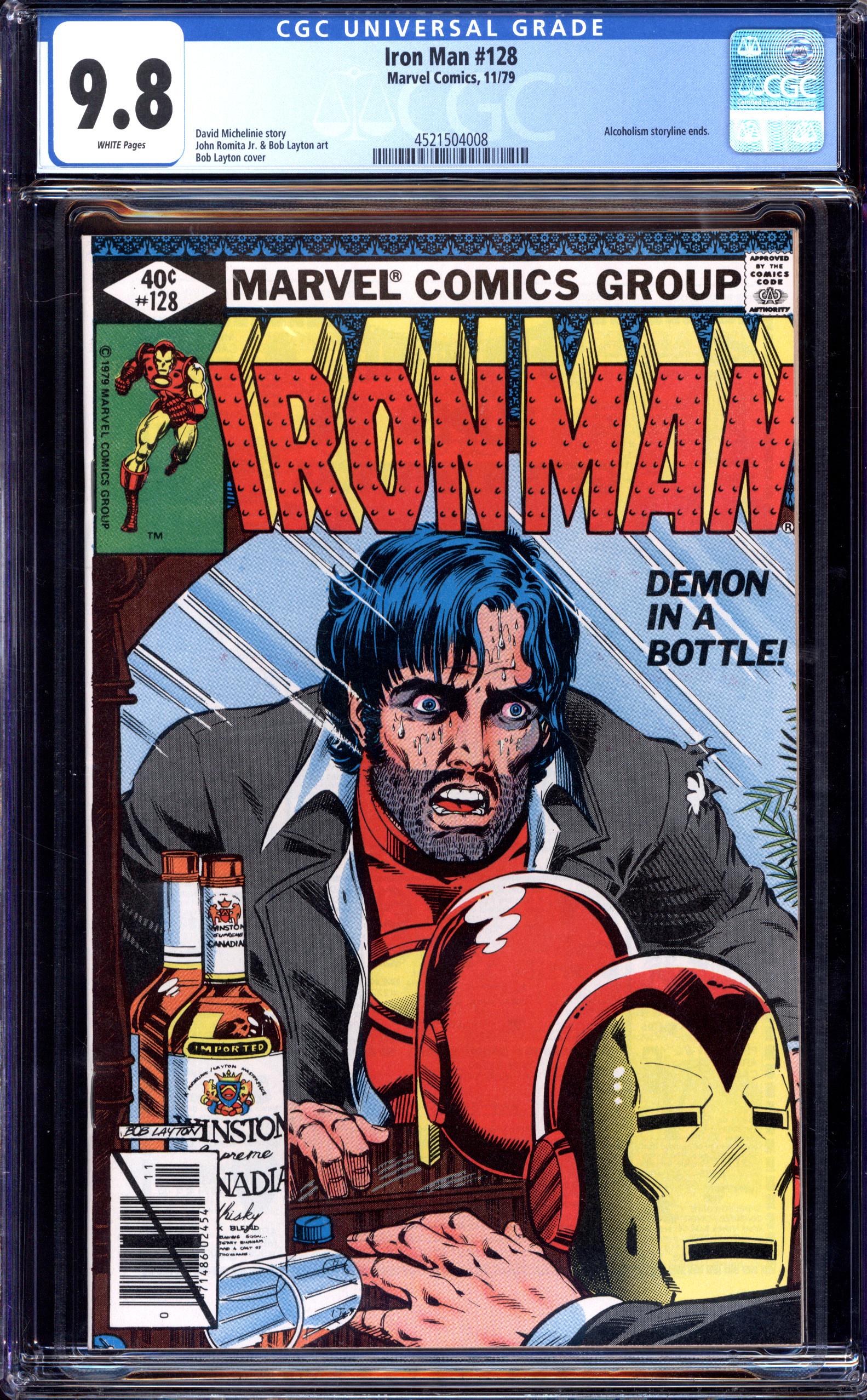 IRON MAN #128 CGC 9.8 WHITE PAGES | Reece's Rare Comics