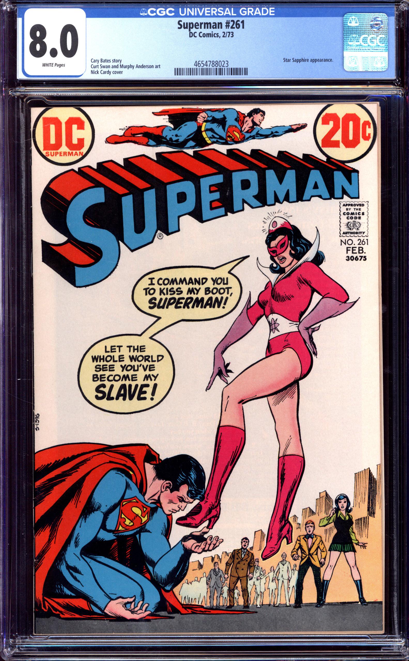SUPERMAN #261 CGC 8.0 WHITE PAGES | Reece's Rare Comics