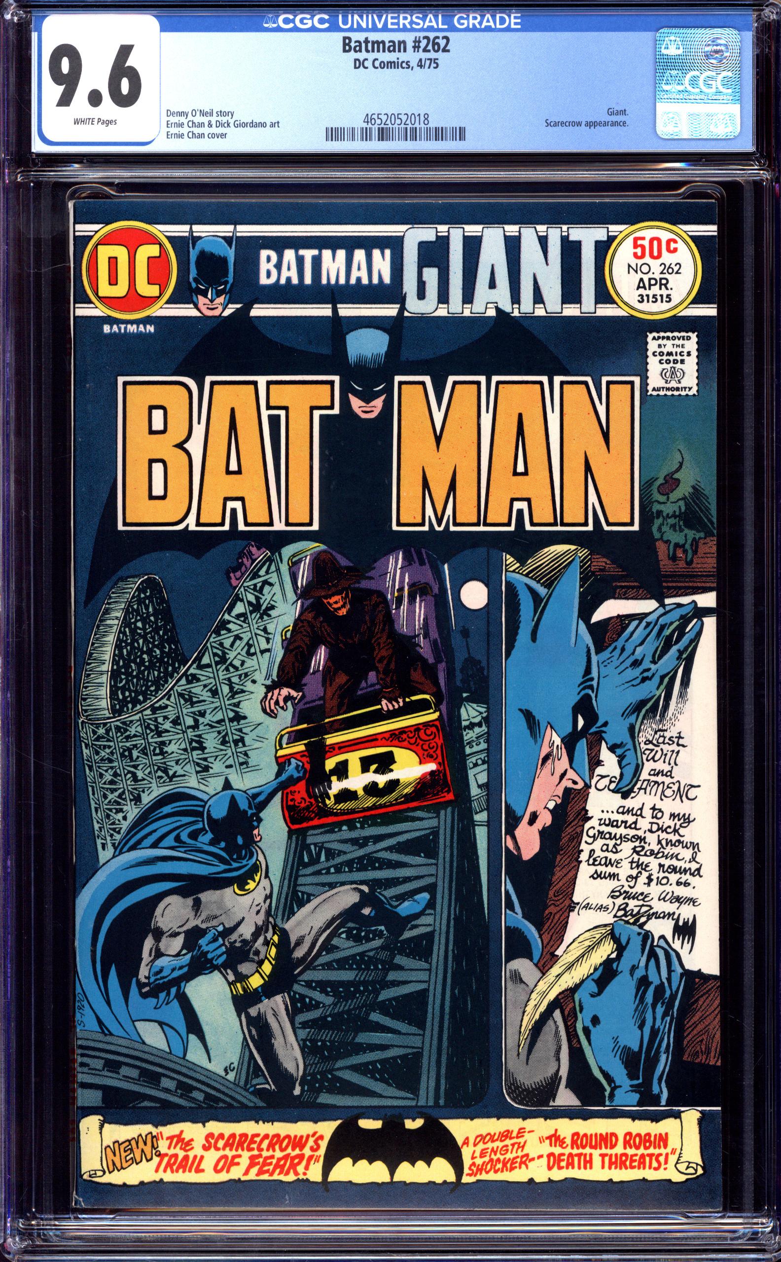 BATMAN #262 CGC 9.6 WHITE PAGES | Reece's Rare Comics
