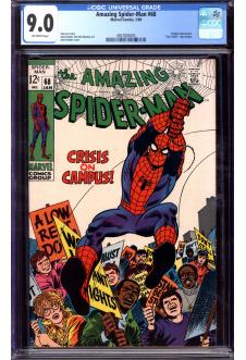 AMAZING SPIDER-MAN #68 CGC 9.0 OW PAGES | Reece's Rare Comics