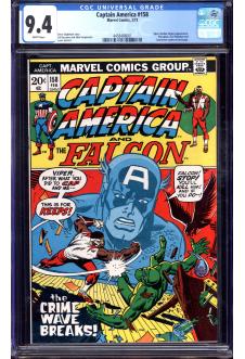 CAPTAIN AMERICA #158 CGC 9.4 WHITE PAGES | Reece's Rare Comics