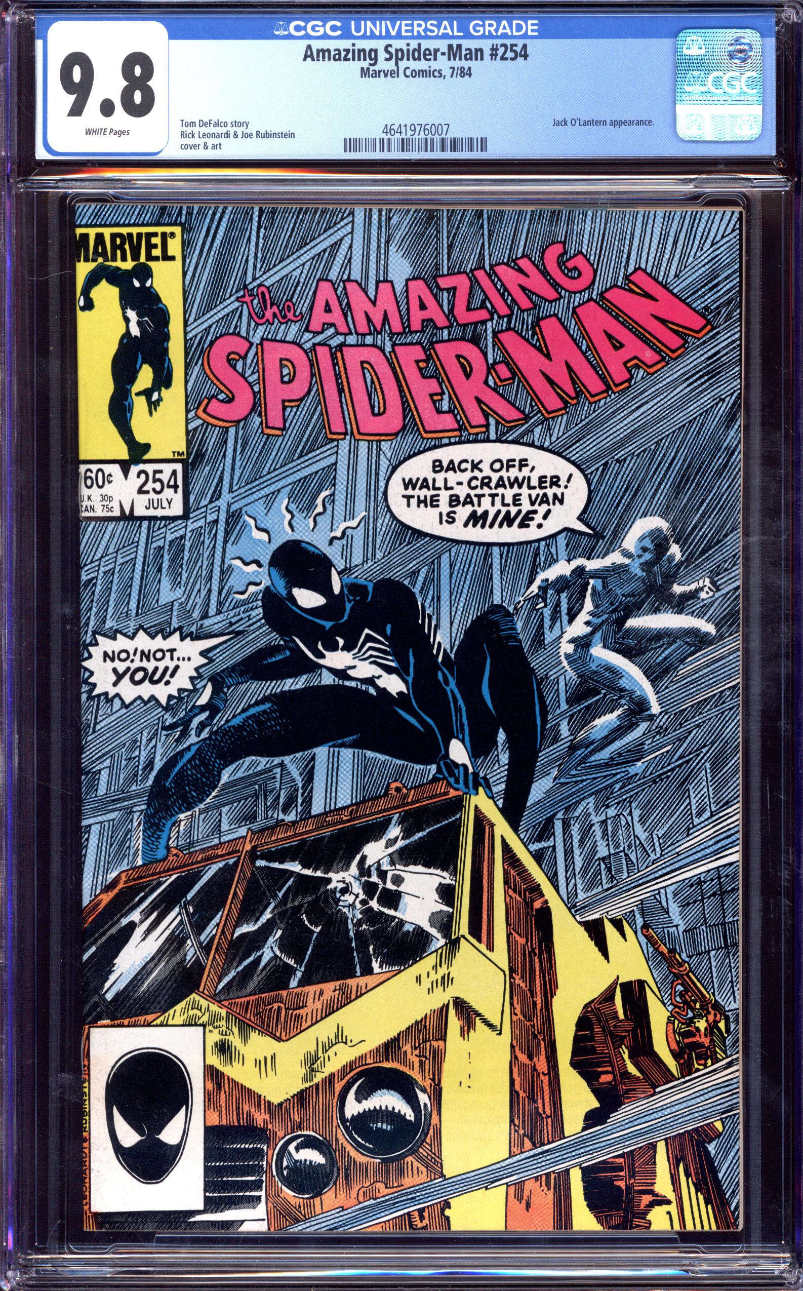 AMAZING SPIDER-MAN #254 CGC 9.8 WHITE PAGES | Reece's Rare Comics