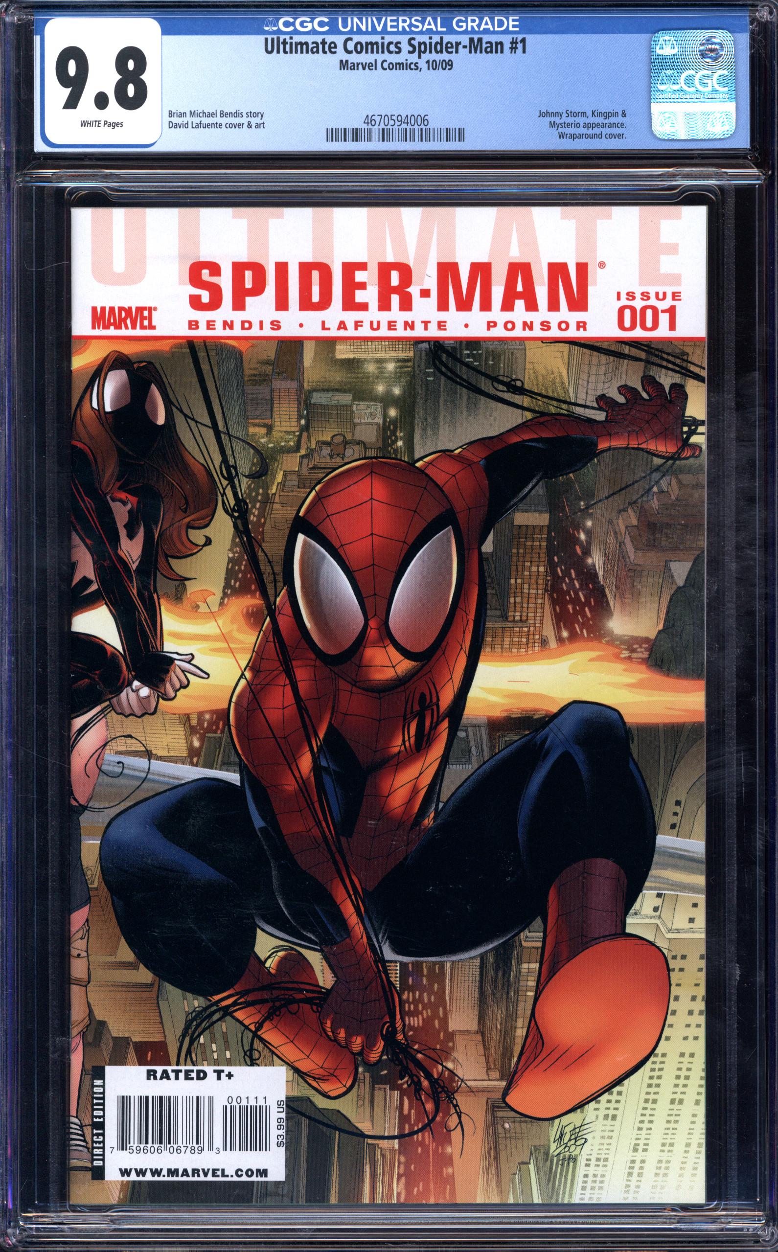 ULTIMATE COMICS SPIDER-MAN #1 CGC 9.8 WHITE PAGES | Reece's Rare Comics