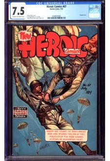 HEROIC COMICS #67 CGC 7.5 CR/OW PAGES | Reece's Rare Comics
