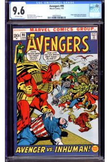 AVENGERS #95 CGC 9.6 OW PAGES | Reece's Rare Comics