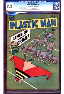 PLASTIC MAN #10 CGC 9.2 OW/WH PAGES | Reece's Rare Comics