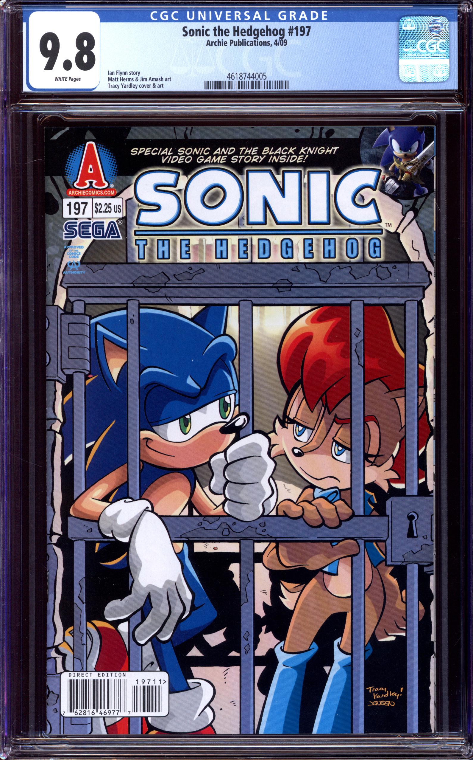 SONIC THE HEDGEHOG #197 CGC 9.8 WHITE PAGES | Reece's Rare Comics