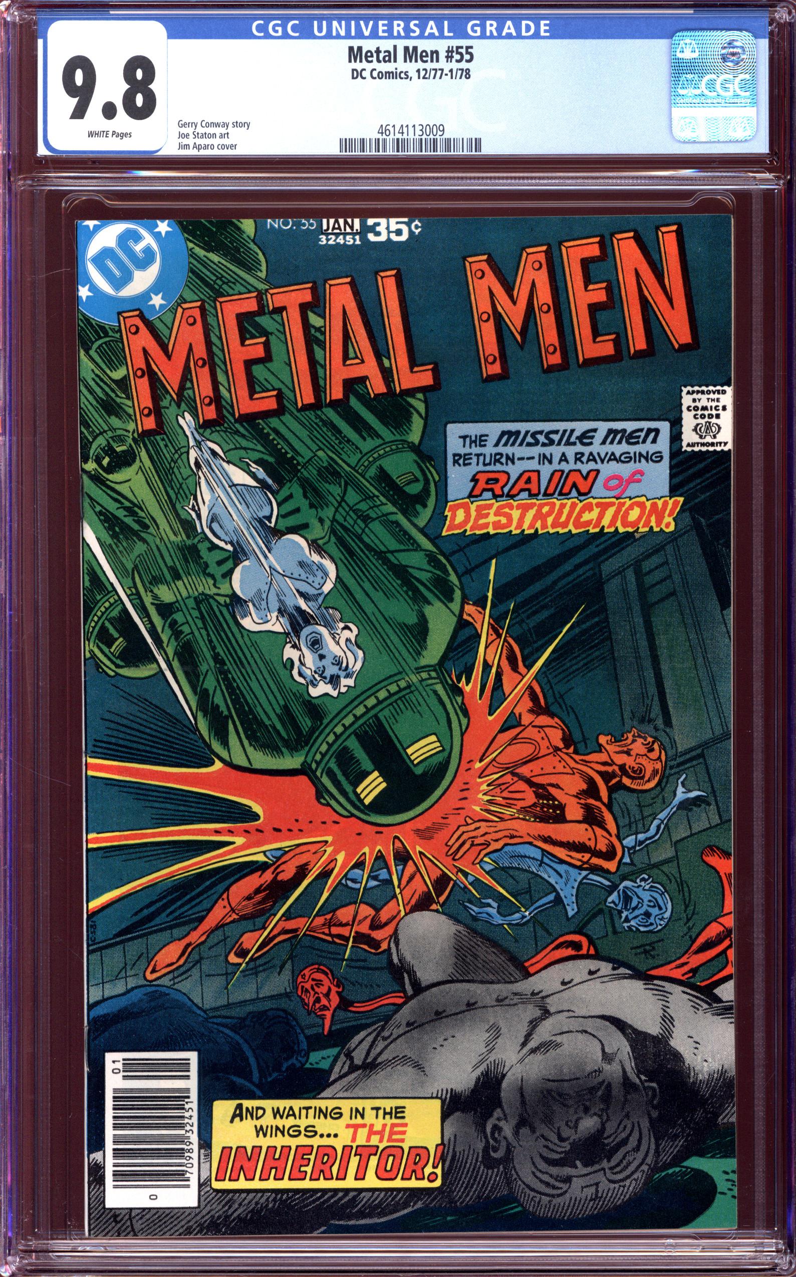 METAL MEN #55 CGC 9.8 WHITE PAGES | Reece's Rare Comics
