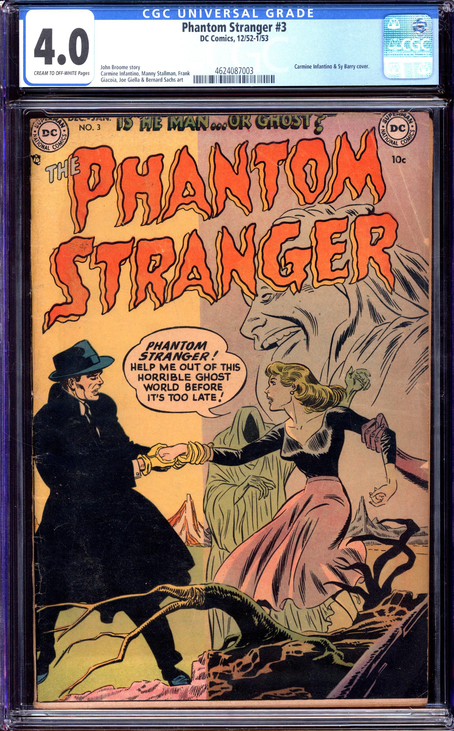 PHANTOM STRANGER #3 CGC 4.0 CR/OW PAGES | Reece's Rare Comics