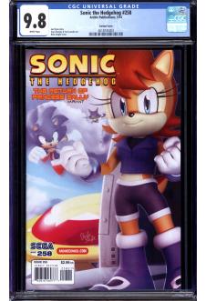 SONIC THE HEDGEHOG #258 CGC 9.8 WHITE PAGES | Reece's Rare Comics
