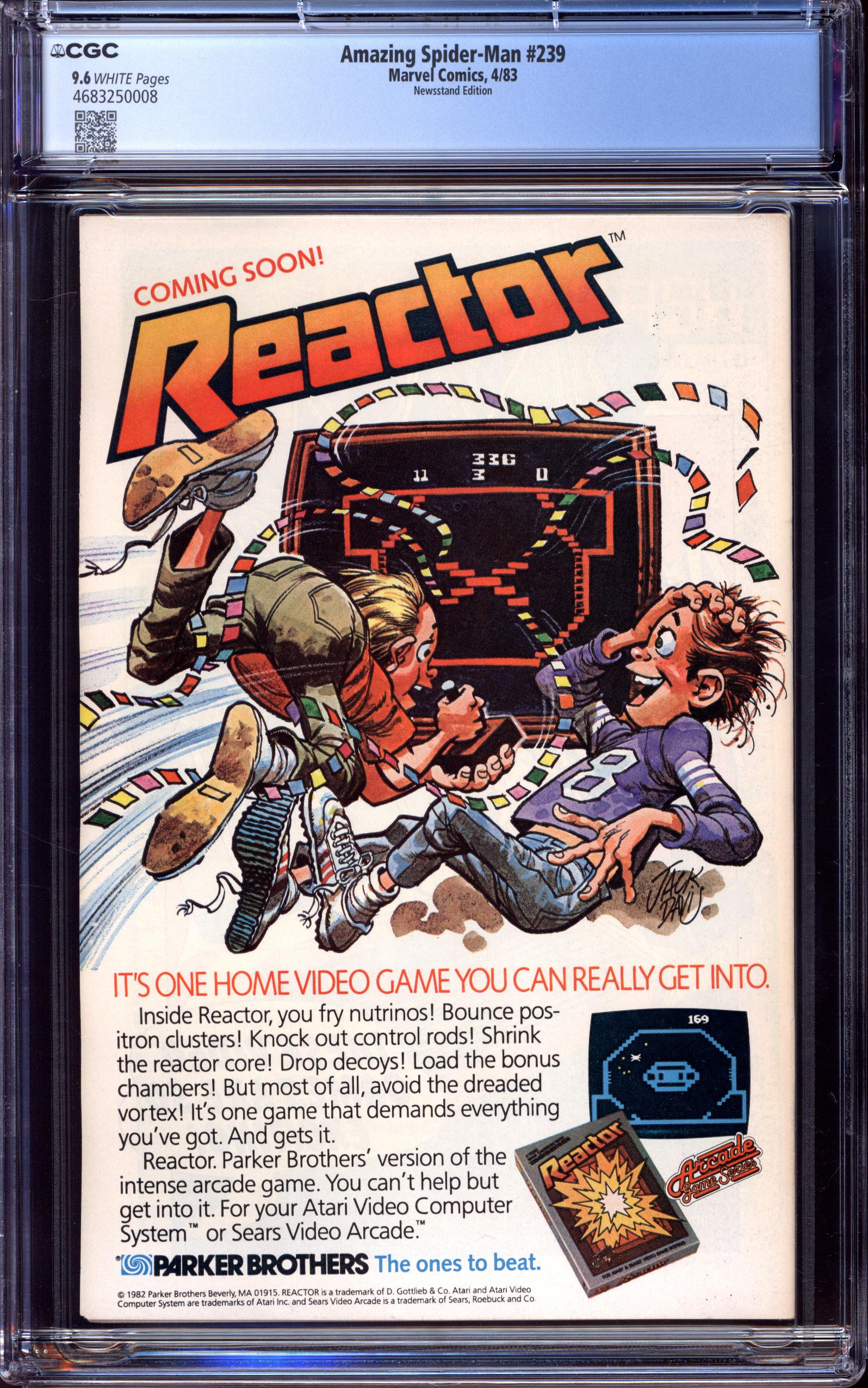 AMAZING SPIDER-MAN #239 CGC 9.6 WHITE PAGES MARK JEWELERS | Reece's ...