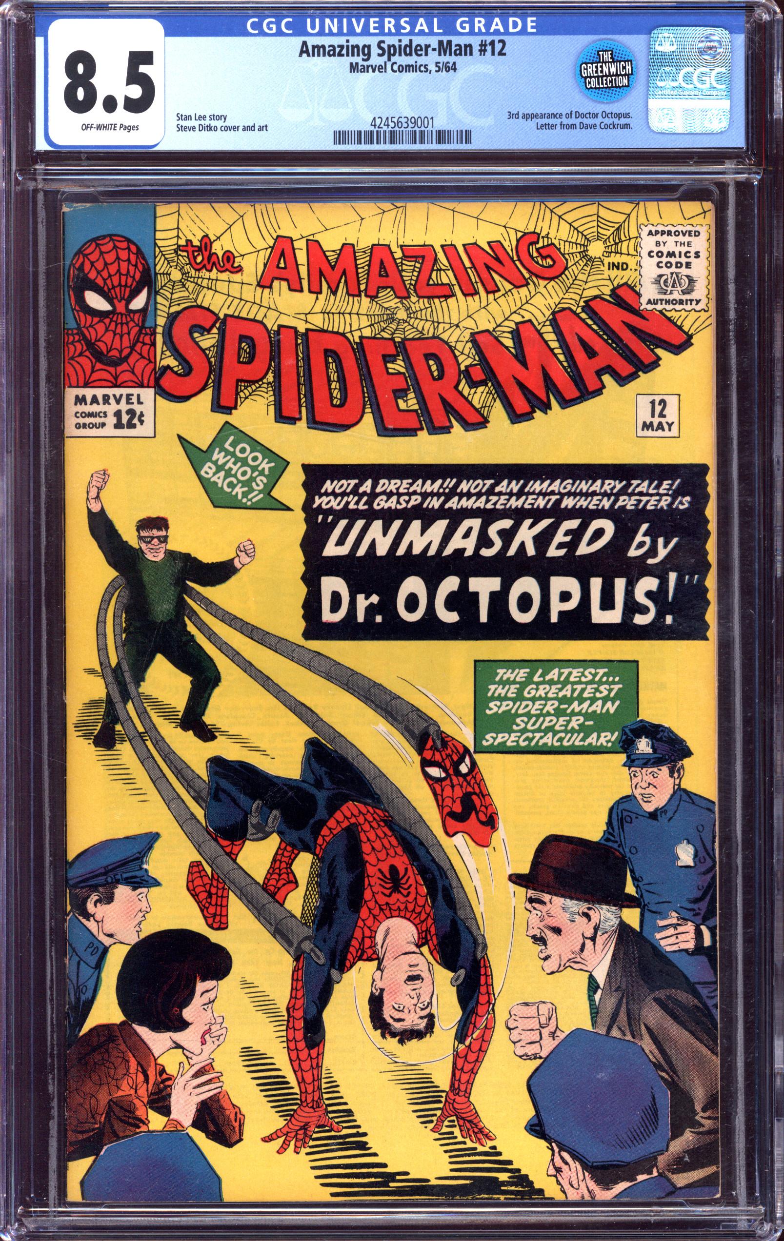 AMAZING SPIDER-MAN #12 CGC 8.5 OW PAGES | Reece's Rare Comics