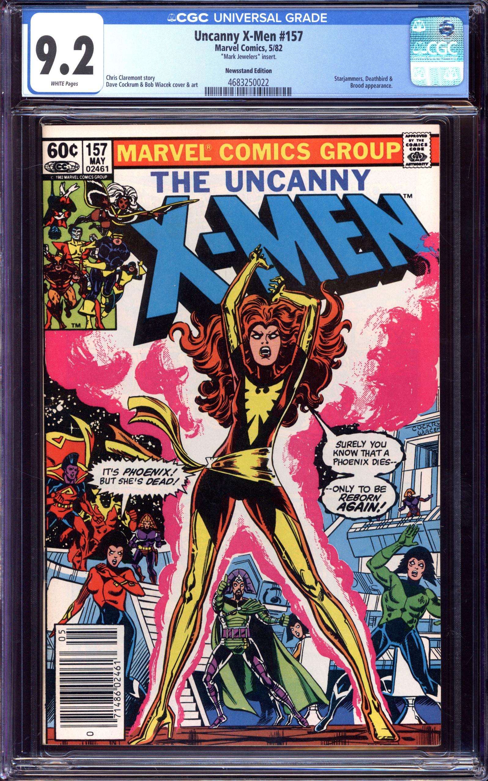 X-MEN #157 CGC 9.2 WHITE PAGES MARK JEWELERS | Reece's Rare Comics