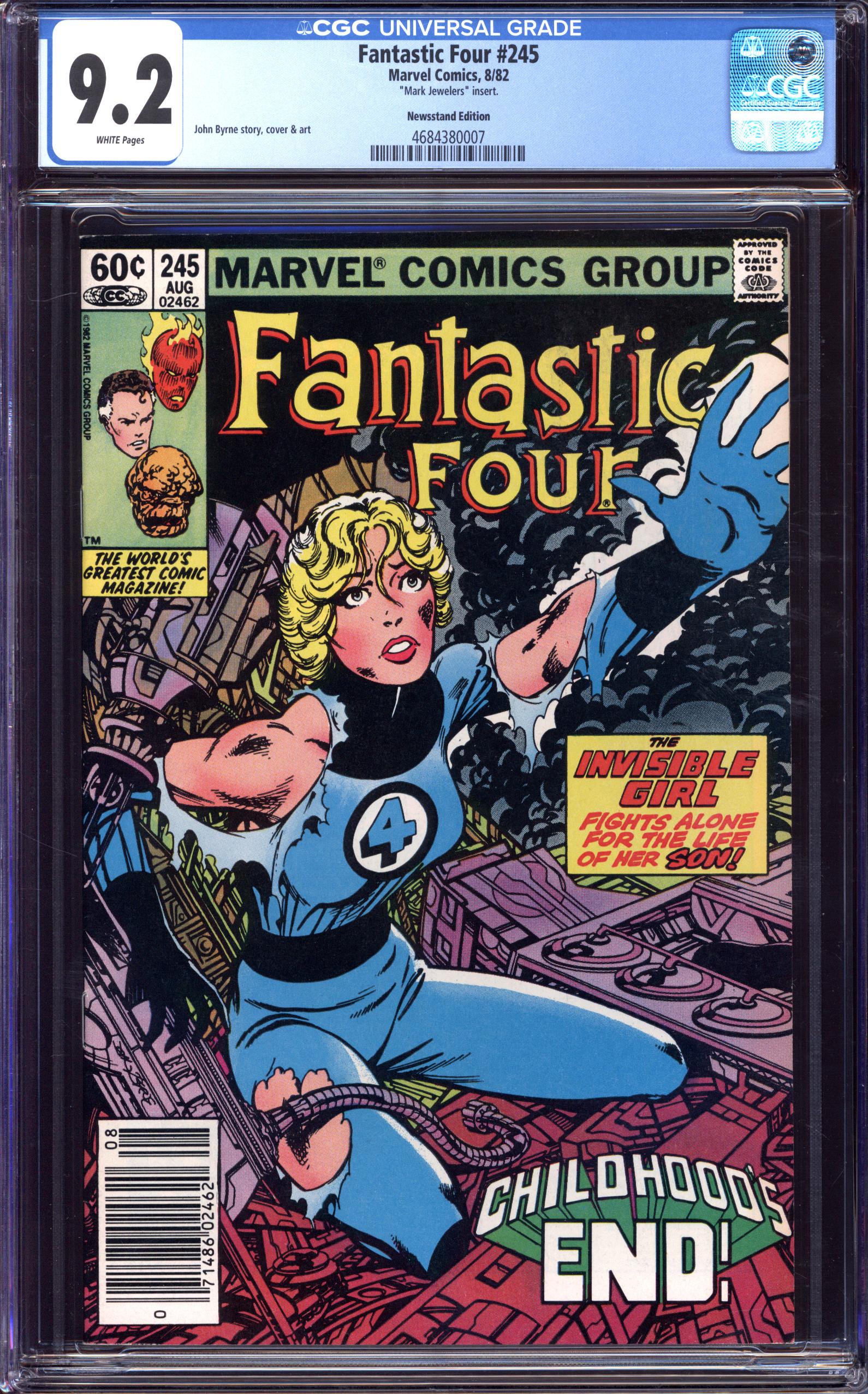 FANTASTIC FOUR #245 CGC 9.2 WHITE PAGES MARK JEWELERS | Reece's Rare Comics