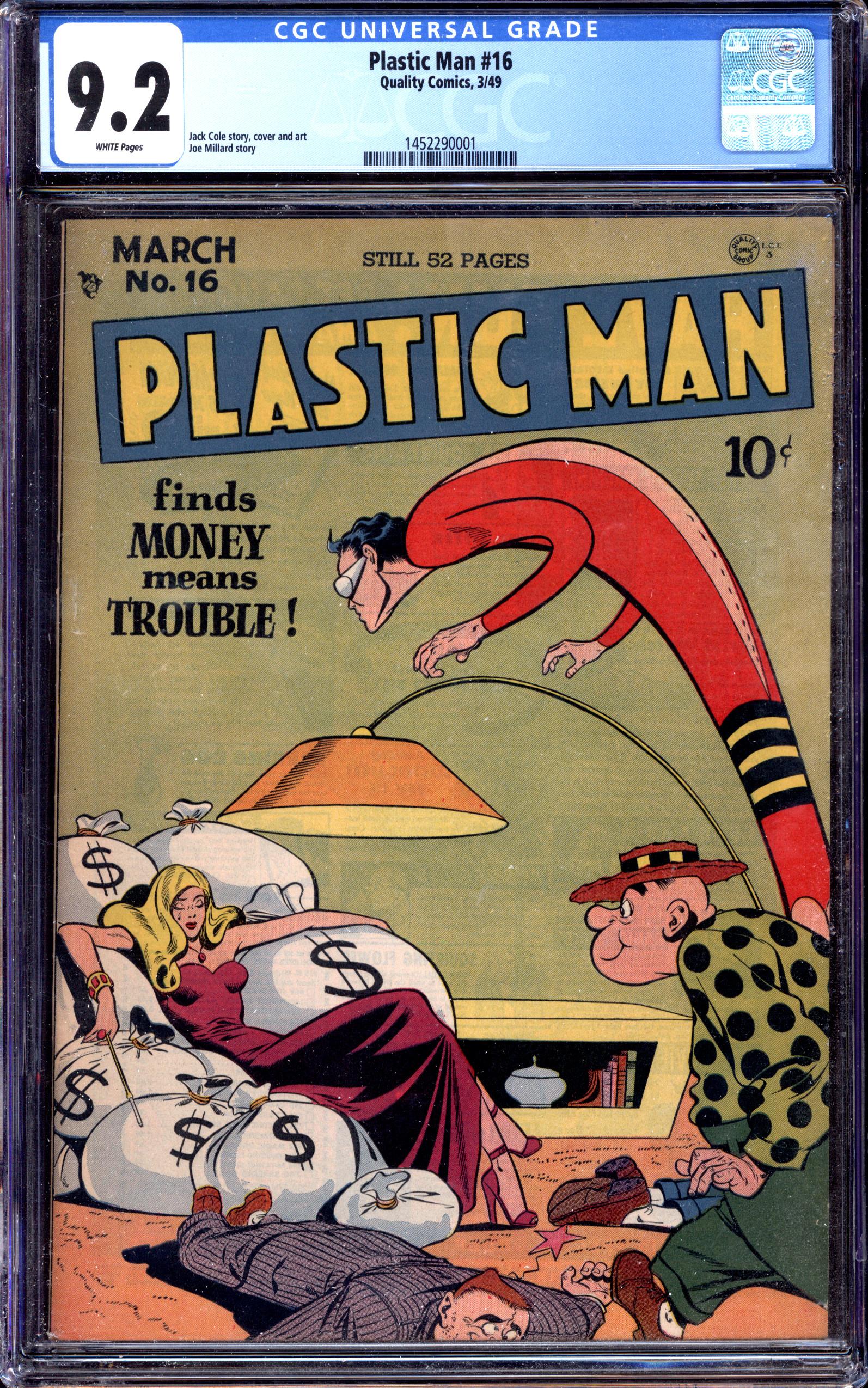 PLASTIC MAN #16 CGC 9.2 WHITE PAGES | Reece's Rare Comics