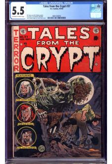 TALES FROM THE CRYPT #37 CGC 5.5 OW/WH PAGES | Reece's Rare Comics