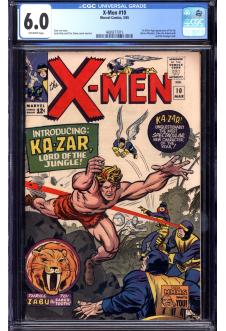 X-MEN #10 CGC 6.0 OW PAGES | Reece's Rare Comics