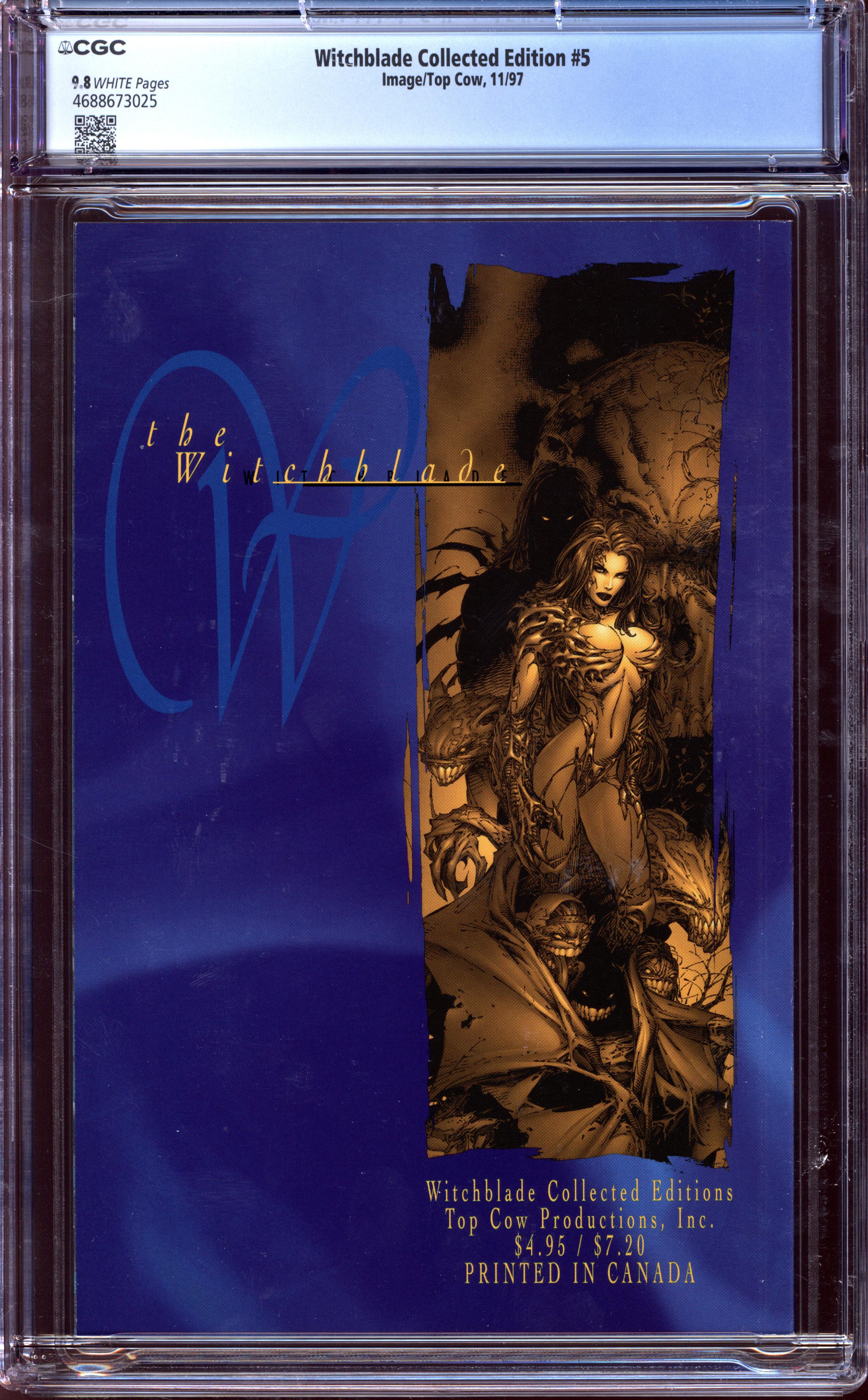 WITCHBLADE COLLECTED EDITION #5 CGC 9.8 WHITE PAGES | Reece's Rare Comics