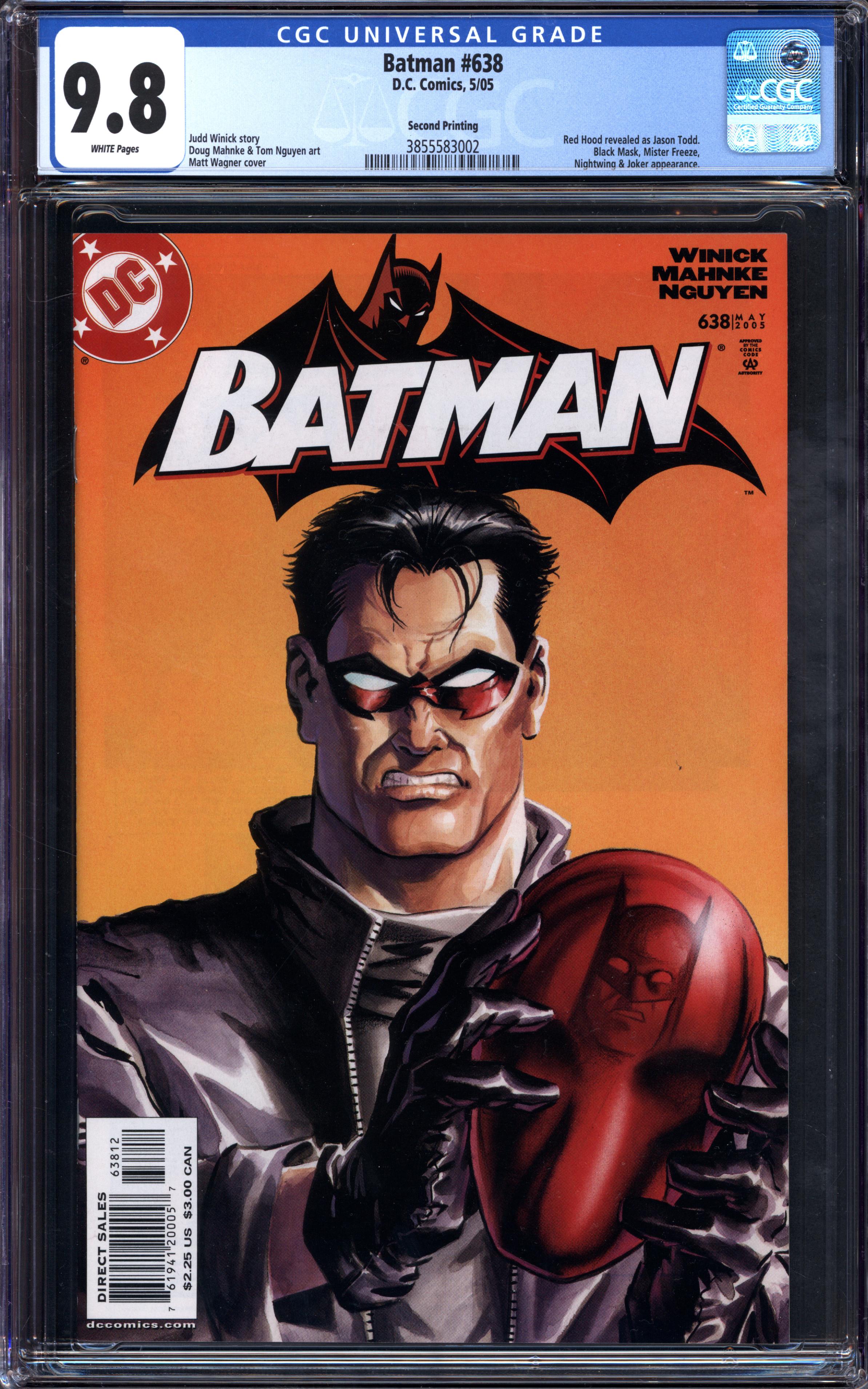 BATMAN #638 CGC 9.8 WHITE PAGES | Reece's Rare Comics